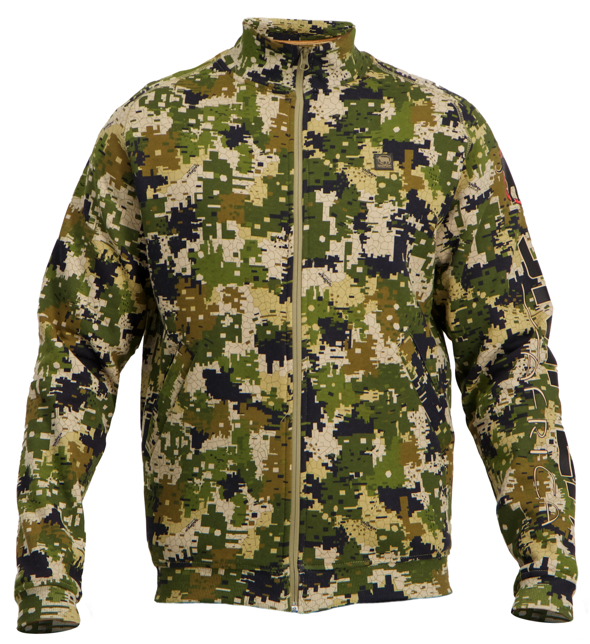 ZZZ Sniper Africa men pixelate camo reactor zipper – Bushveld Camo ...